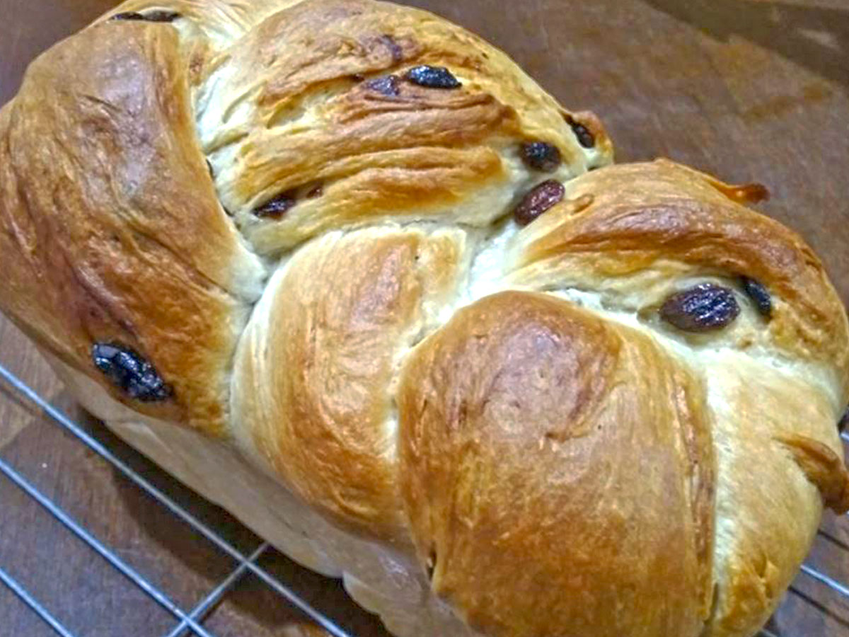 Fluffy Raisin Bread: Homemade Soft Braided Loaf - The Cooking Pinay